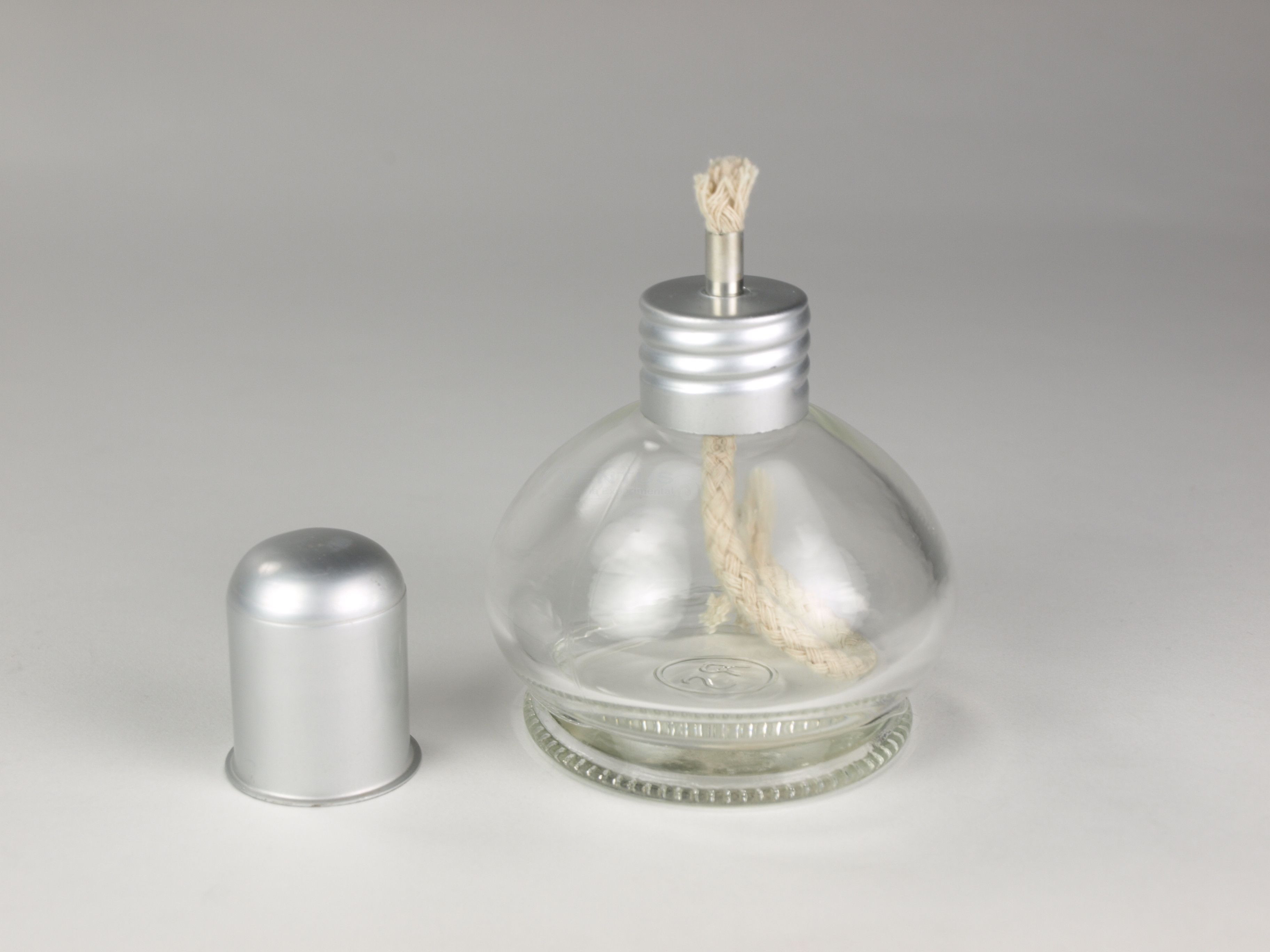 Mechero alcohol de vidrio