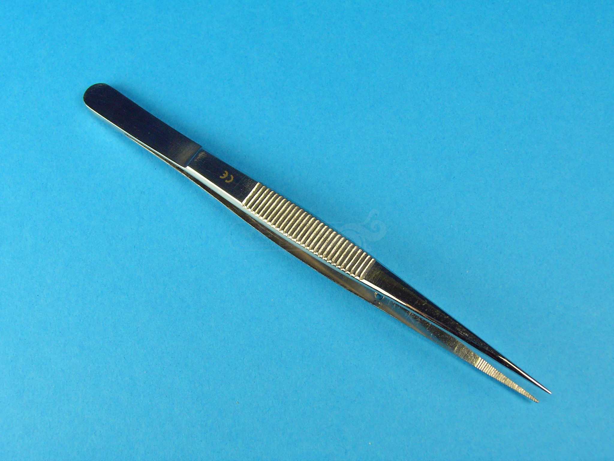 Pinza disección punta fina inox. 13cm